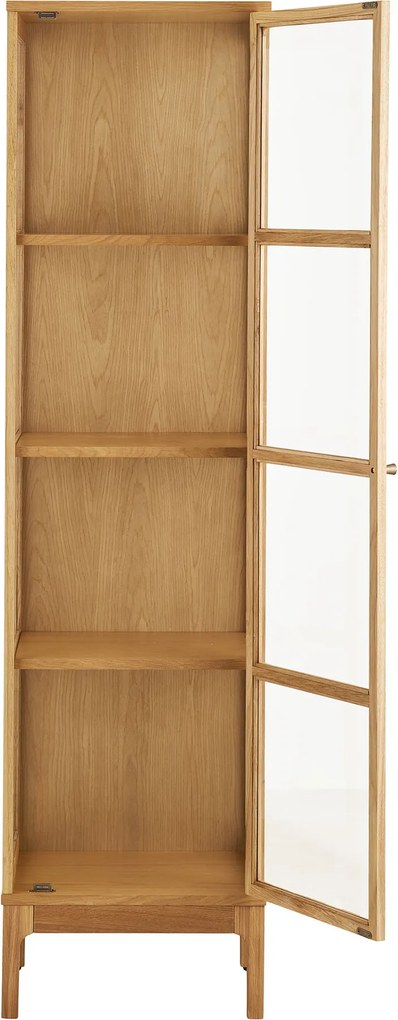 House Nordic Prosklený kabinet ZAMORA 180x47cm dub 3001500