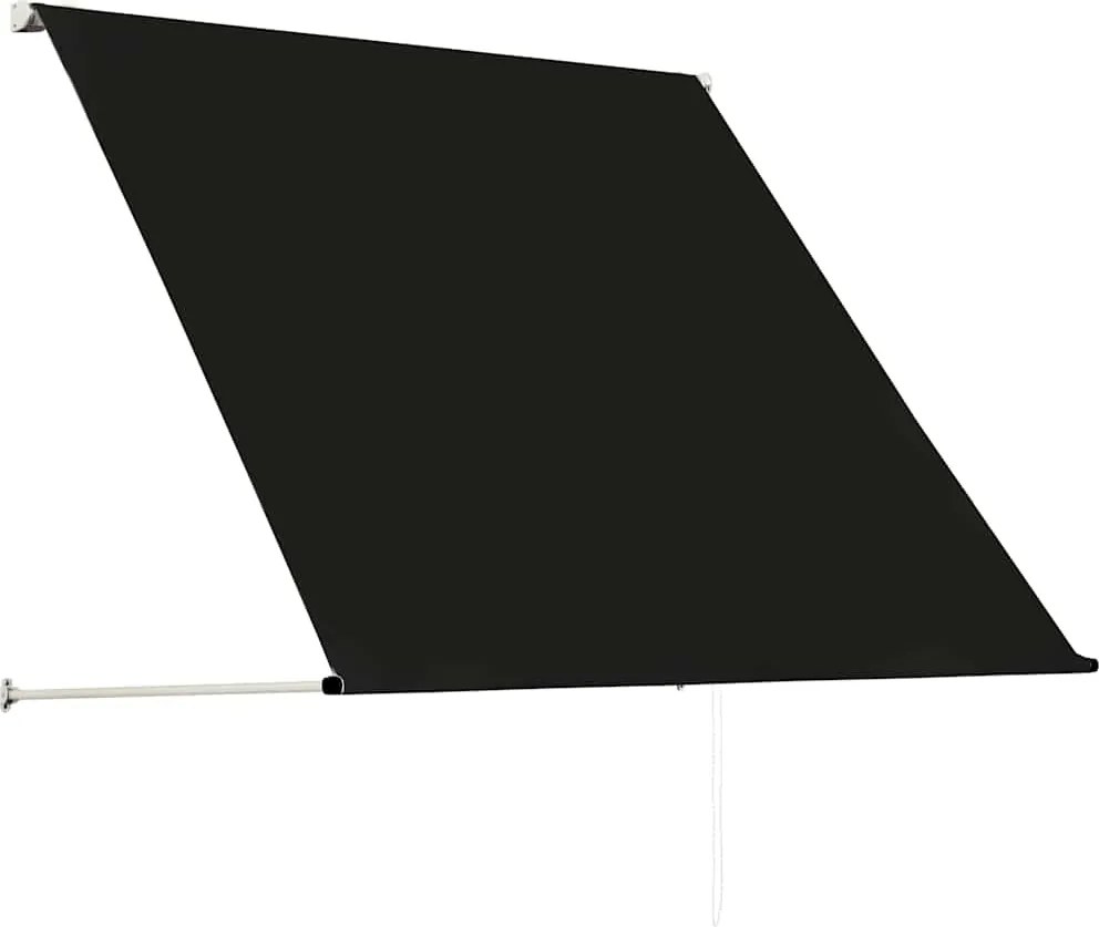 Zatahovací markýza 100 x 150 cm antracitová 145891