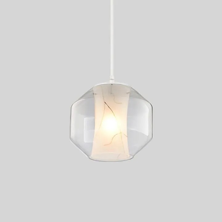 Toolight - závěsné svítidlo MARBLE E27 60W APP908-1CP, imitace mramoru, OSW-06674