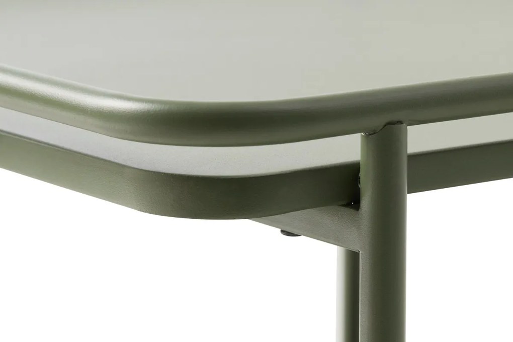 Designový konferenční stolek Harinder 75 cm olivovo-zelený