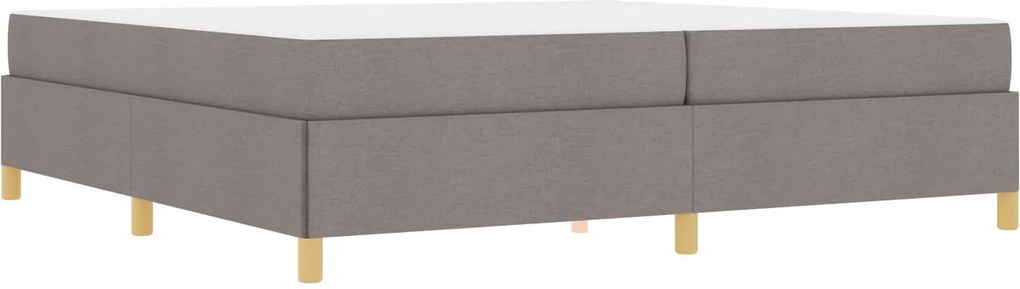 Rám postele Taupe 200 x 200 cm textil 3398966