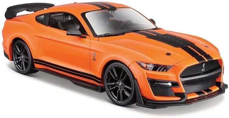 Kovový model maisto 2020 mustang shelby gt500, oranžová
