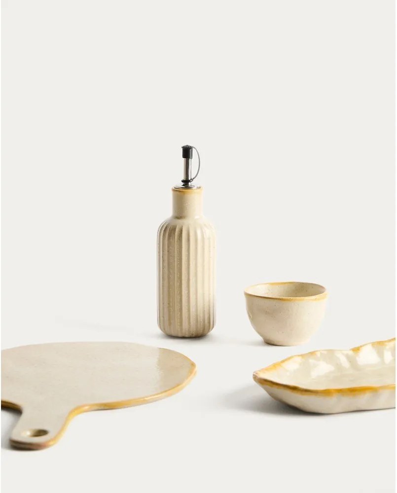 Krémová keramická miska Belor – Kave Home