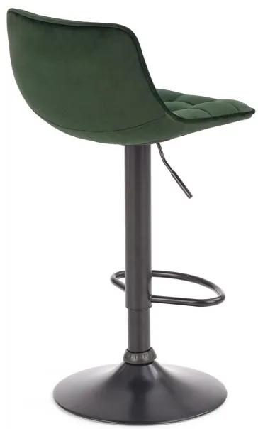Barová židle- H95- Tmavě zelená