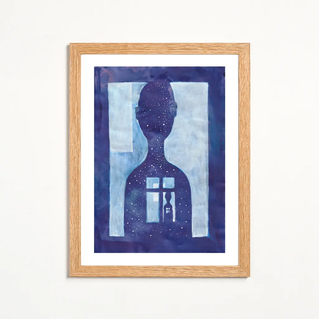 Jakub König | Okna Rám: Bílý, Velikost: 100 x 70 cm