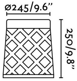 FARO 72311 - LED Venkovní lampa SHADOW LED/10W/230V IP65