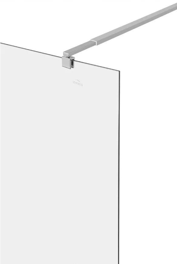 Invena Walk-In, sprchová zástěna 90X200cm, 8mm čiré sklo, chromový profil, INV-AK-32-196-O