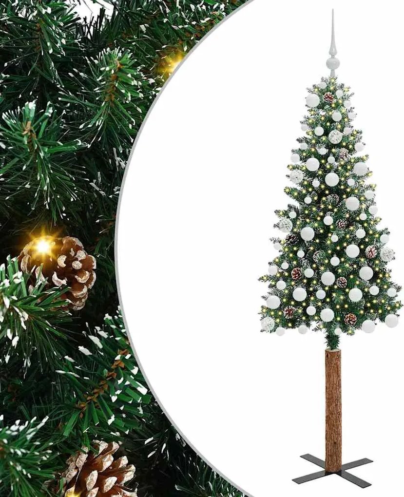 Úzký vánoční stromeček Zelená 180 cm 3394902