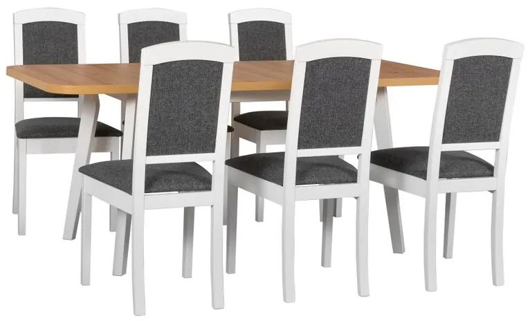 Drewmix jídelní židle ROMA 14 dřevo: černá, látka: látka s doplatkem