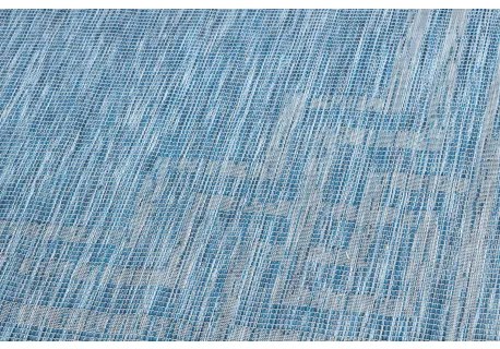 koberec SISAL PATIO 3071 řecký ploché tkaní tmavě modrý / béžový velikost 194x290 cm | krásné koberce cz