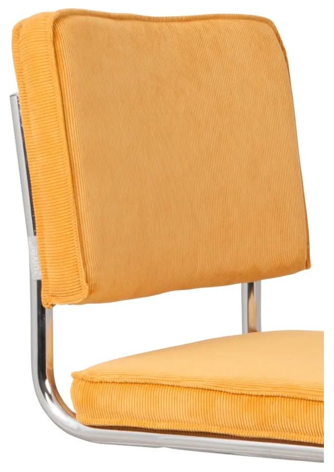 Sada 2 žlutých židlí Zuiver Ridge Rib