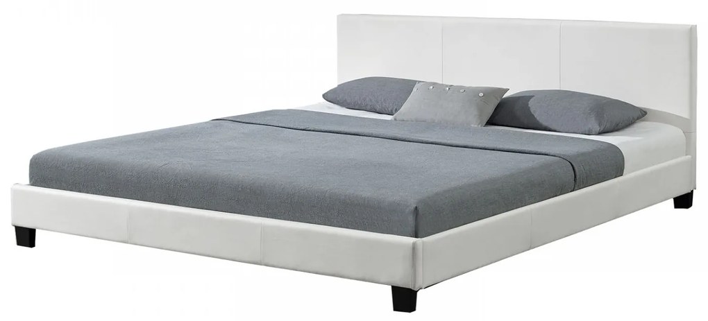Goleto Čalouněná postel Barcelona 140 x 200 cm | bílá