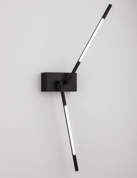 Designové nástěnné svítidlo Raccio B 6 černé
