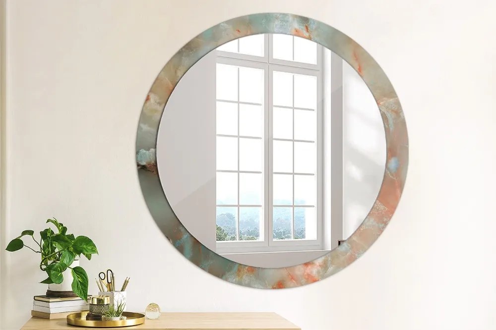 Kulaté dekorativní zrcadlo Onyx kuličky fi 90 cm