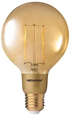MEGAMAN LED gold.filament.bulb A75 3W/NILW E27 2200K 210lm Dim 15Y
