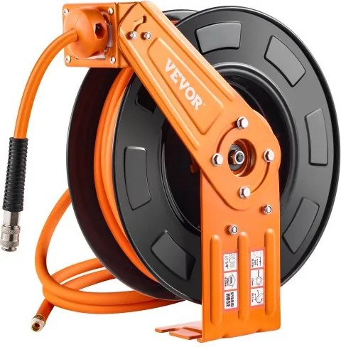 Zatahovací naviják vzduchové hadice 1 cm × 19,8 m Hybridní hadice Max 20,7 bar