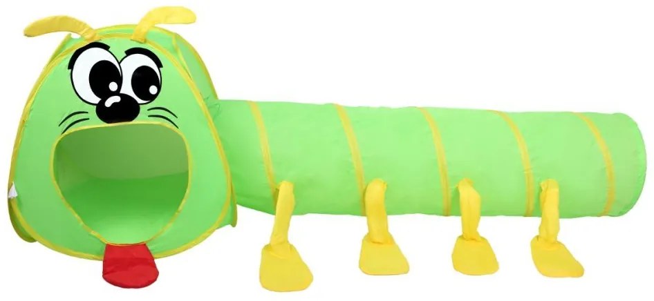 EcoToys Dětský stan s tunelem Stonožka, 8603