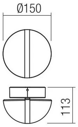 Redo 90364 - LED Venkovní nástěnné svítidlo SIERRA LED/10,8W/230V IP54