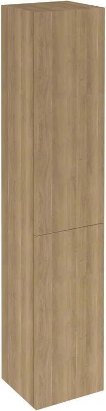 Sapho Espace koupelnová skříňka vysoká 35 x 172 x 32 cm 2x dvířka levá/pravá dub cuneo hnědá ESC230-2525