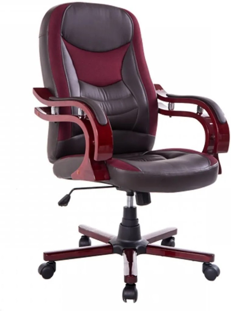 Goleto Kancelářská židle Taurus | hnědo-červená