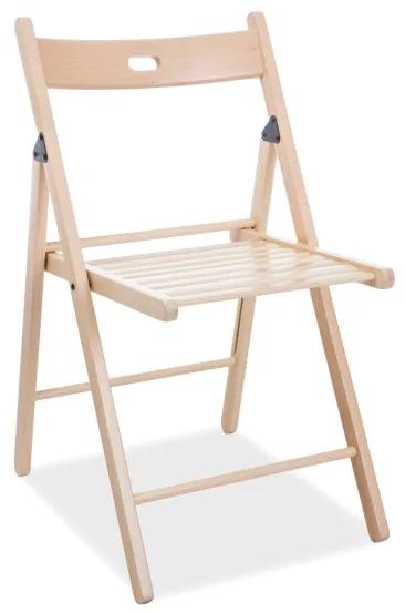 Dřevěná židle  v dekoru buk SMART II