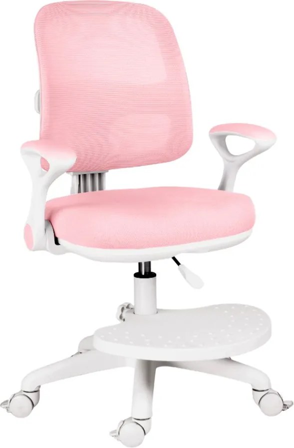 Dětská rostoucí židle Neoseat JUNI 020 — látka, pratelný potah, růžová