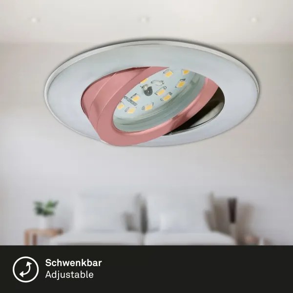 Briloner 7296-039 - SADA 3x LED Koupel podhledové svítidlo LED/6,5W/230V IP23