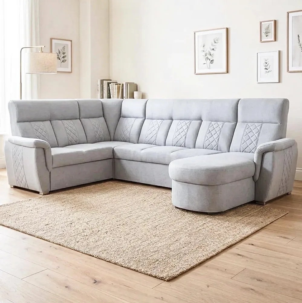 Sedací souprava BOSTON II-R-III-OT | 226x322x175 cm | levá | EXTRA VYSOKÝ sedák a záda | VÝBĚR TKANIN