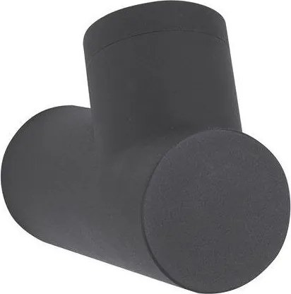 NV 9291701 Venkovní nástěnné svítidlo RAMO tmavě šedý hliník skleněný difuzor GU10 1x7W 220-240V IP65 bez žárovky - NOVA LUCE