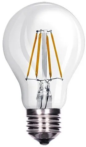 SOLIGHT LED Filament žárovka čirá A60 8W E27 3000K 360° 810lm