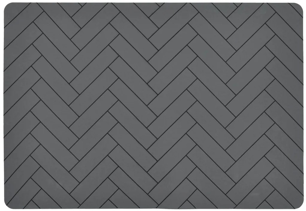 Södahl Prostírání 33x48 Tiles Grey Silicone