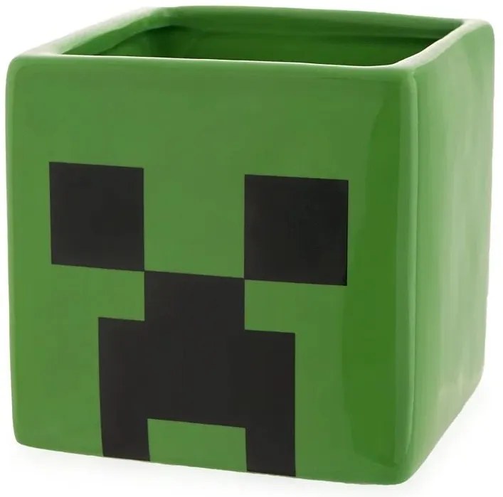 Hrnek minecraft - creeper - 3d hrnek