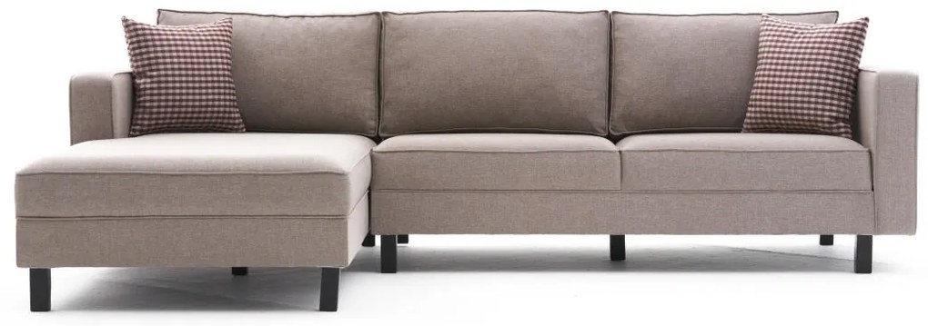 Hanah Home Pohovka KALE krémová levý roh 825BLC2717