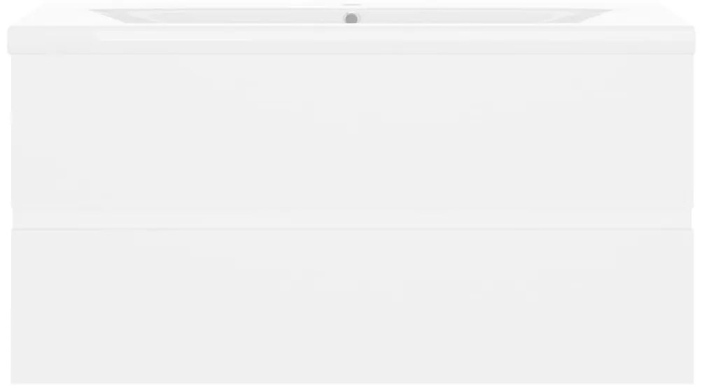 vidaXL Marketos Skříňka se zápustným umyvadlem bílá kompozitní dřevo