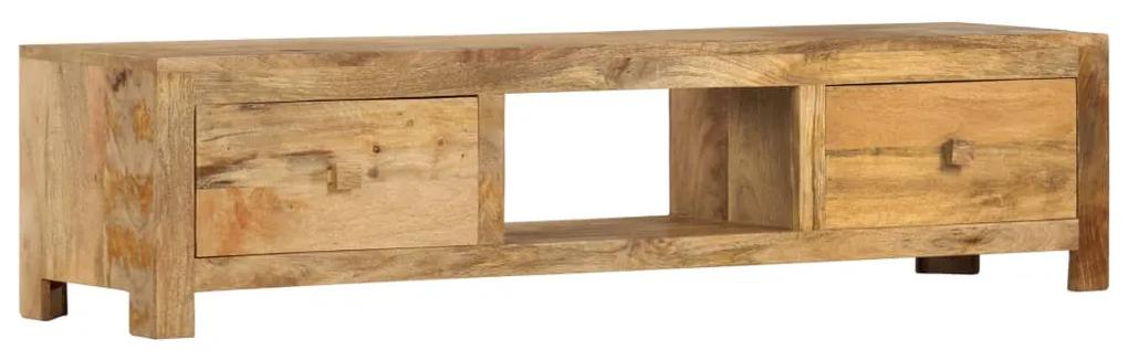 285826 vidaXL TV stolek 140 x 30 x 32 cm masivní mangovníkové dřevo