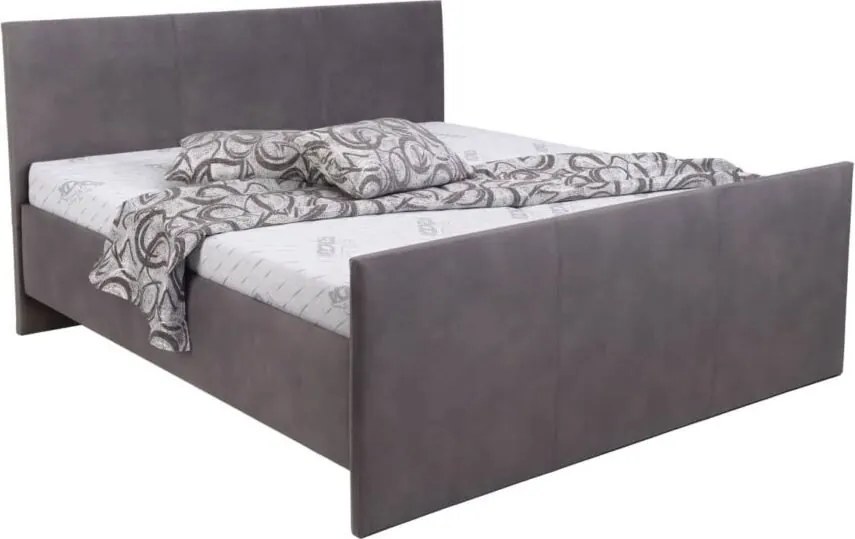 Pohoda Čalouněná postel RACHEL s úložným prostorem a volně loženou matrací | Šířka matrace: 160 cm,Látka: Solar 23