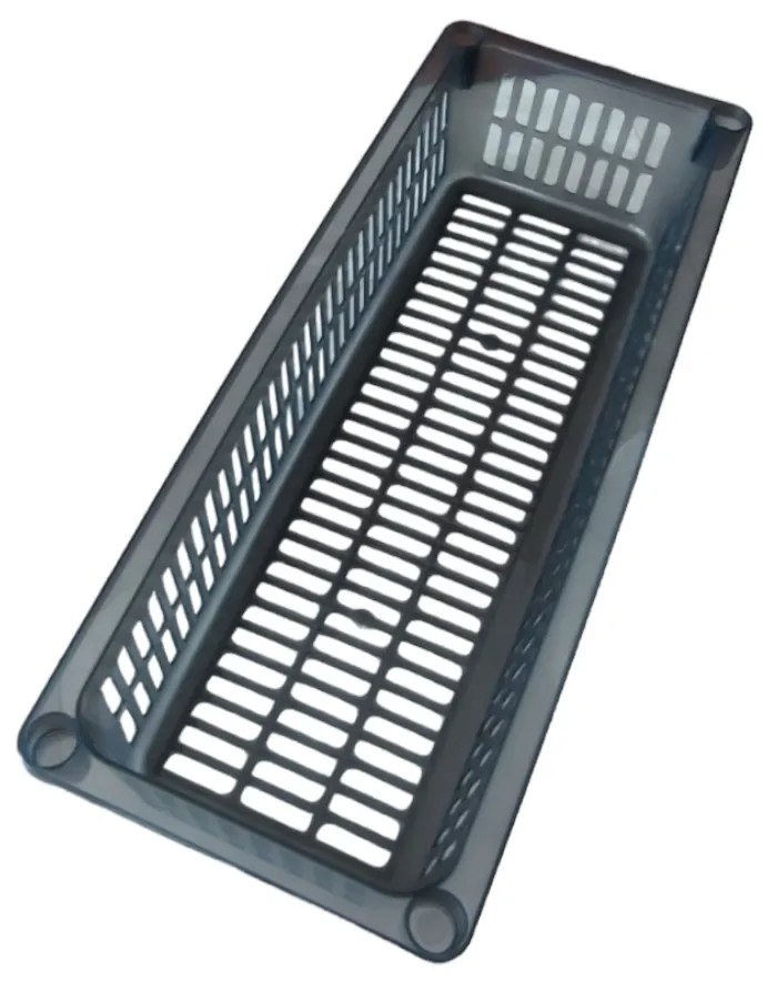 Orion Úložný koš, box a organizér extra hluboký 50cm x 20cm INVA, šedý