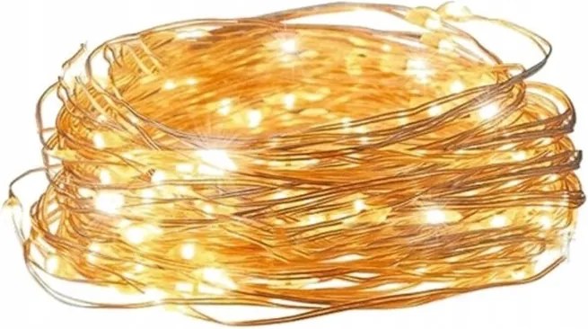 Vánoční světelný řetěz 20 LED, teplá bílá