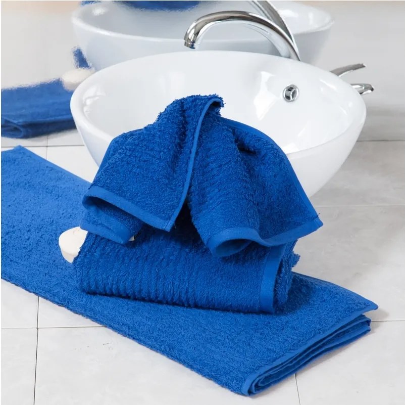 Veba ručník juvel vlny - tmavě modrá 30x50