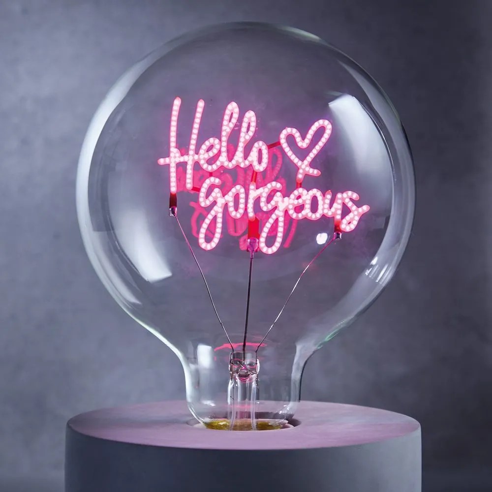 Butlers BRIGHT LIGHT LED Žárovka "Hello gorgeous"