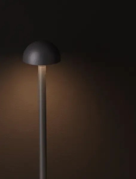 Venkovní stolní lampa Lumo tmavě šedá