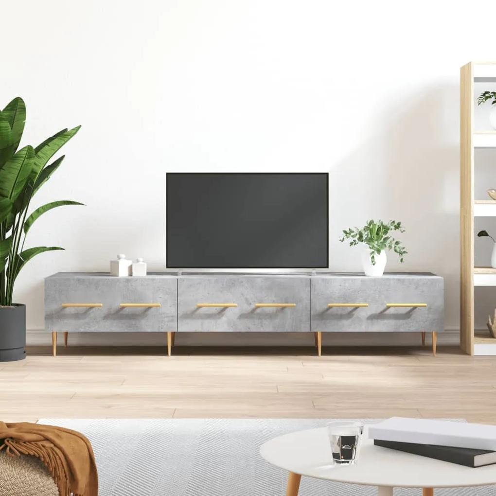 TV skříňka betonově šedá 150 x 36 x 30 cm kompozitní dřevo - Default Title