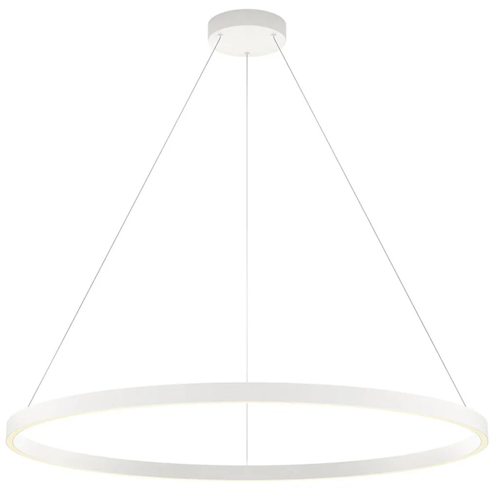 Redo 01-2876 závěsné LED svítidlo stmívatelné Febe pískově bílé, 62W, 4000K, ø100cm