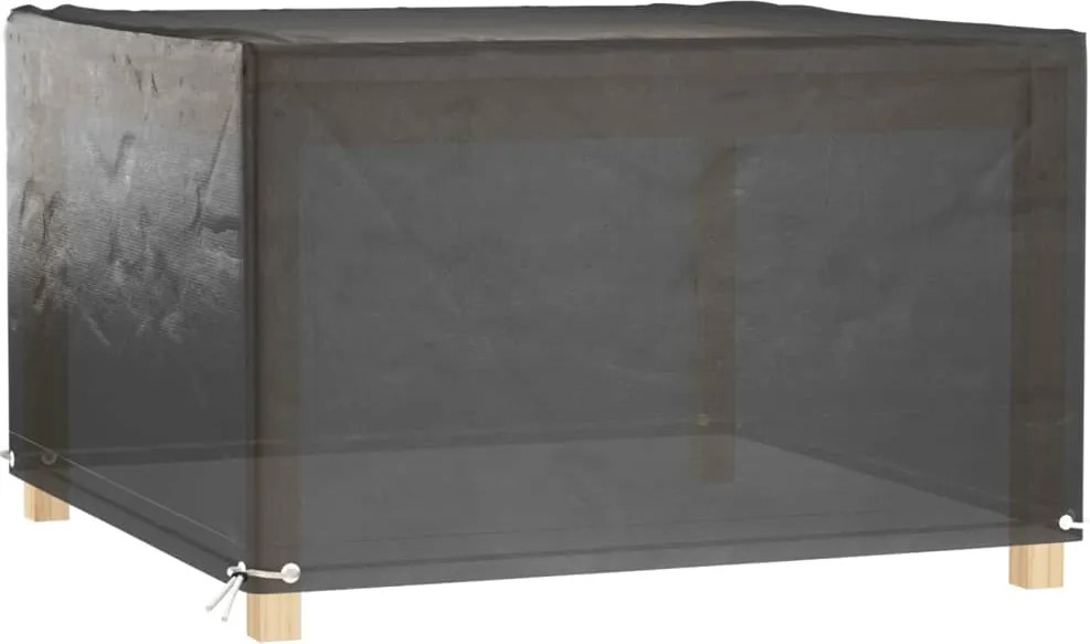 Plachty na zahradní nábytek 2 ks s 8 očky 125x125x75 cm čtverec 3155342
