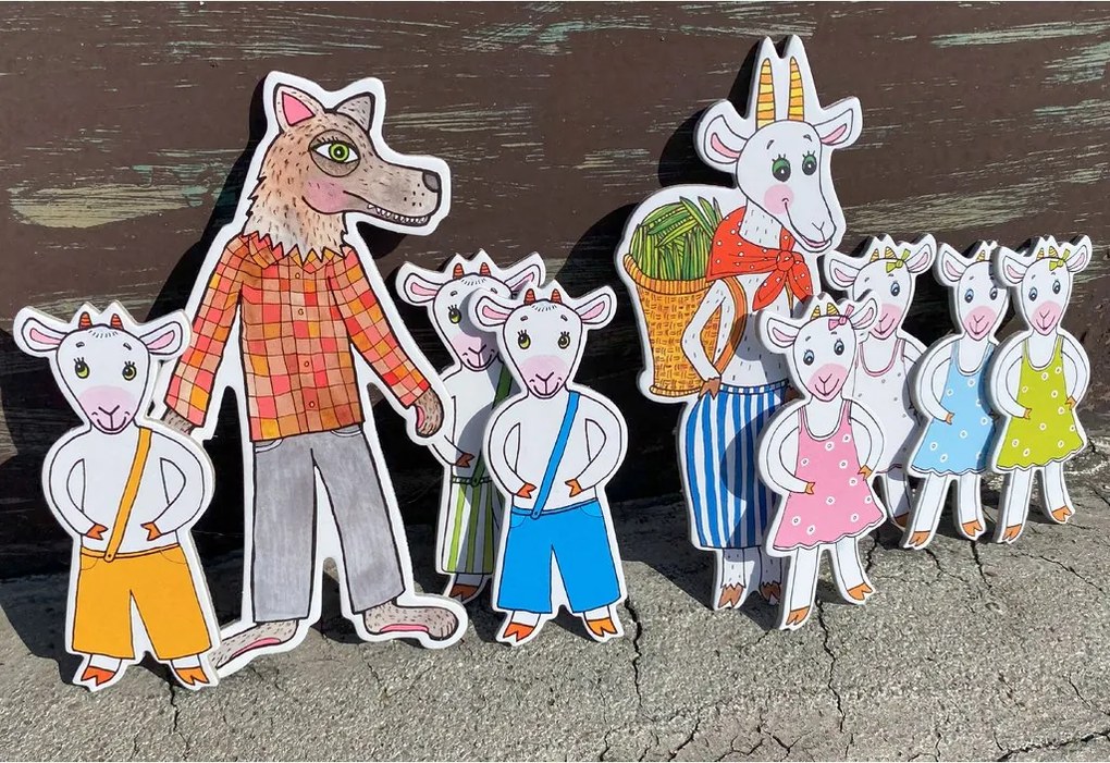 MARIONETINO Loutky a kulisy k pohádce O KŮZLÁTKÁCH