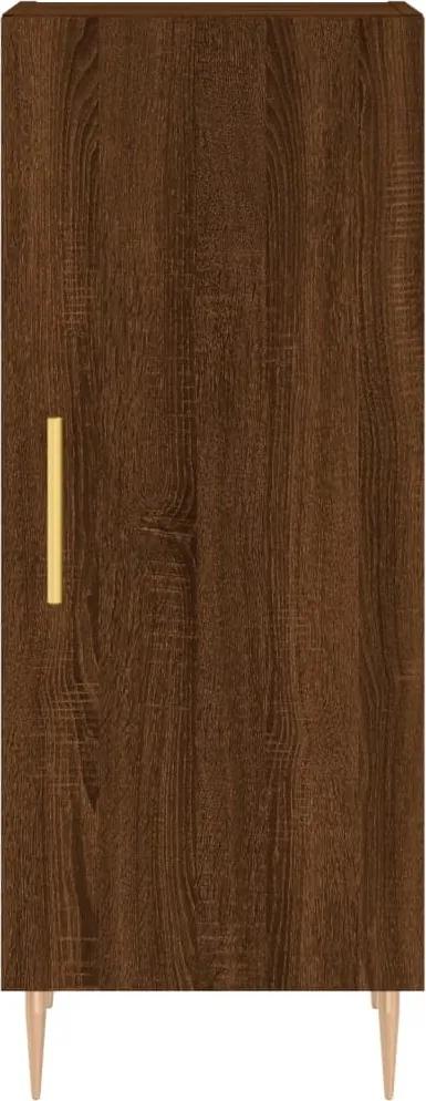 vidaXL Skříň highboard 34,5 x 34 x 180 cm kompozitní dřevo [3198778] Barva: šedá sonoma