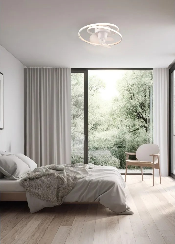 Matně bílé LED stropní svítidlo Umea – Reality