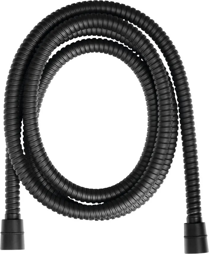 Sapho powerflex kovová sprchová hadice 200 cm černá mat FLEX200B