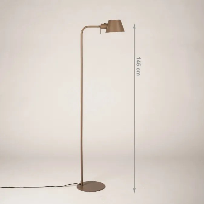 Stojací designová lampa Sabre Dark Taupe