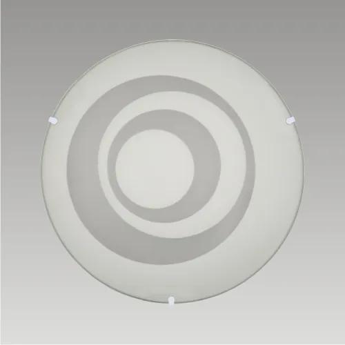 Nástěnné stropní svítidlo Rings 1381 Prezent 1xE27/60W, D300 Bílá